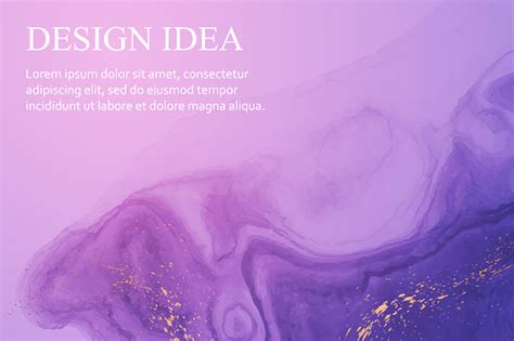 추상적인 보라색 잉크 웨이브와 로즈 골드 스플래시와 수채화 배경 0명에 대한 스톡 벡터 아트 및 기타 이미지 0명 건강