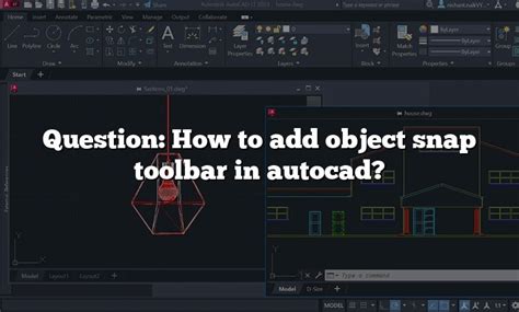 Question How To Add Object Snap Toolbar In Autocad