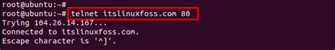 How To Use Telnet To Test A Specific Port Its Linux Foss