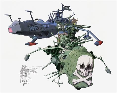 Kujira Gunsou Arcadia Harlock Harlock Saga Uchuu Kaizoku Captain Harlock Waga Seishun No