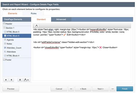 Request To Showhide Sections Of Submission Form Using A Button User Javascript And Css