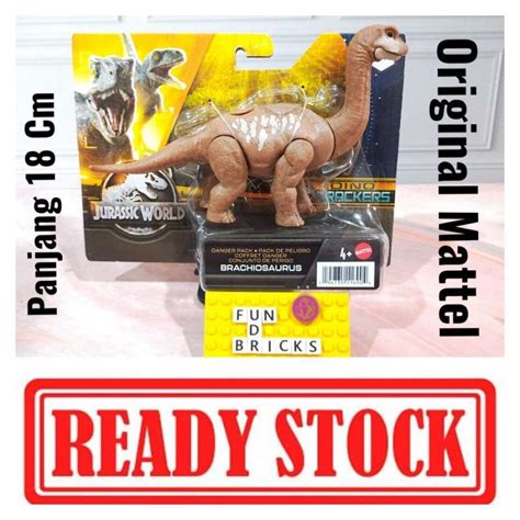 Jual Mattel Jurassic World Dino Trackers Danger Pack Brachiosaurus Di