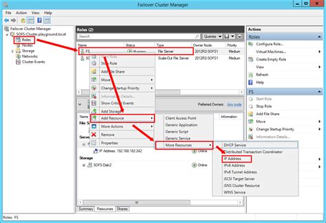 Modify Cluster Group Windows Infrastructure De