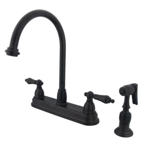 Kingston Brass Kb3755albs Restoration 8 Inch Centerset Kitchen Faucet