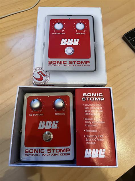 Bbe Sonic Stomp Sonic Maximizer Reverb
