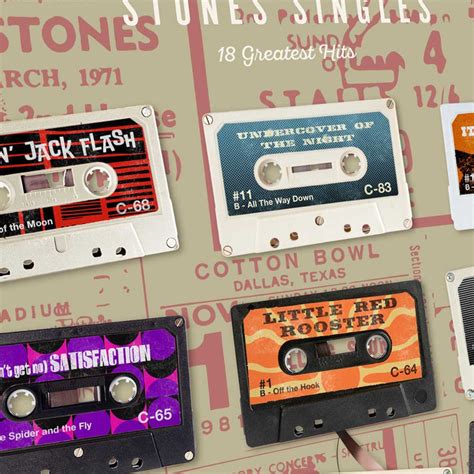 Rolling Stones Tapes Cassette Music Poster Print — The Northern Line