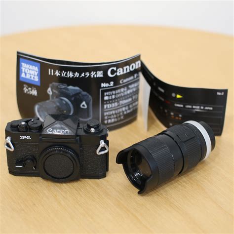 【新品】[未使用品 送料無料]日本立体カメラ名鑑【canonミニチュアコレクション 「canon f 1 前期型 ＋ fd35 70mm f2