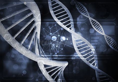 Fondo De Las Mol Culas De La Dna Imagen De Archivo Imagen De Modelo