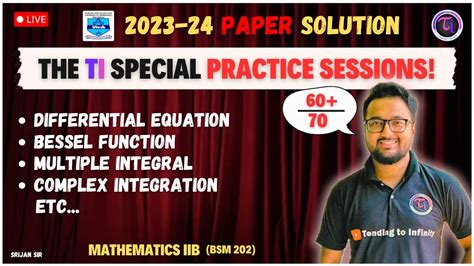 12 Practice Session 2023 24 Pyq Mathematics Iib Makaut Bsm 202 Youtube