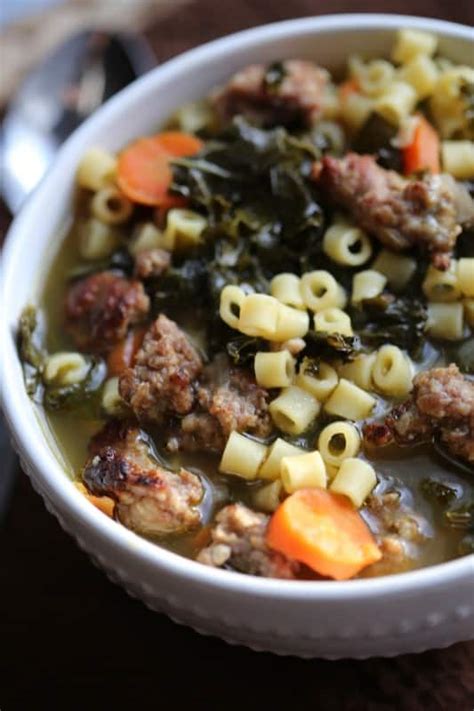 Crock Pot Italian Sausage Wedding Soup Recipe