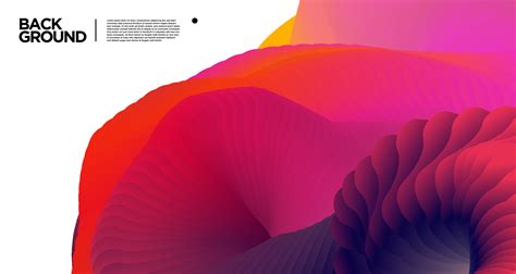 Vector Colorful Gradient Abstract Fluid Background For Banner Template 8389383 Vector Art At