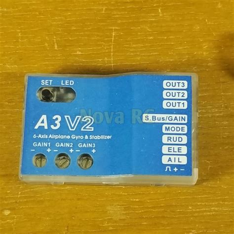Jual 3 Axis Gyro A3 V2 Flight Untuk Pesawat Rc Fixed Wing Sayap Tetap