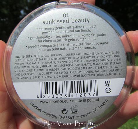 Bon Vivant Beauty Sunkissed Beauty Mosaic Powder Compact By Essence