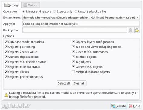 PgModeler PostgreSQL Database Modeler