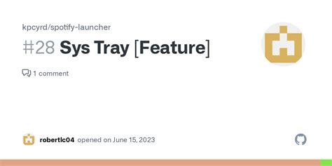 Sys Tray Feature Issue Kpcyrd Spotify Launcher GitHub
