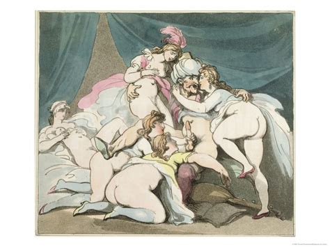 The Sultan From A Sequence Of Caricatures Depicting The Sexual Practices Of The English