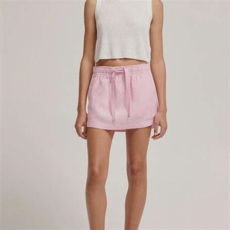 Pink Venroy Skirt Sold Out On Website Worn Once Depop