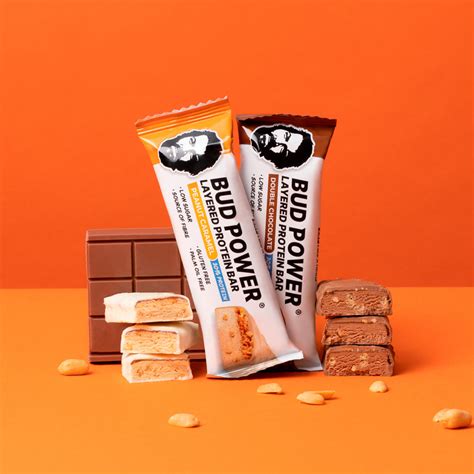 Bud Power® Layered Protein Bars 15 Pcs