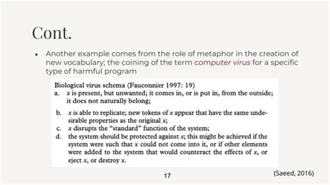 Cognitive Semantics Semantics Pptx Science