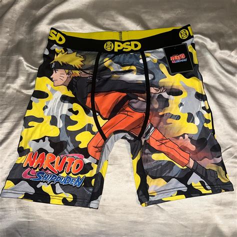 Brand New Mens Psd Naruto Shippuden Boxers Naruto Depop