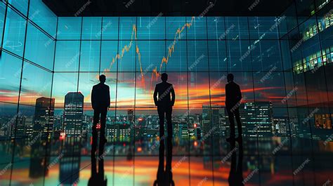 Analysts Discussing Operations Benchmarking Data Stock Graph Backdrop