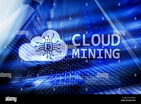 Cloud Computing Data Or Cryptocurrency Bitcoin Ethereum Mining In