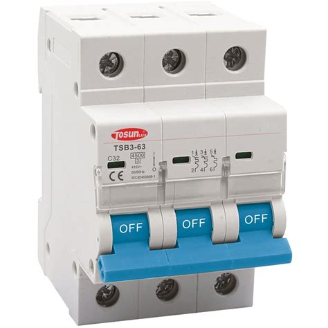 3ka 3p 10a Circuit Breaker C Curve Arb Electrical Wholesalers