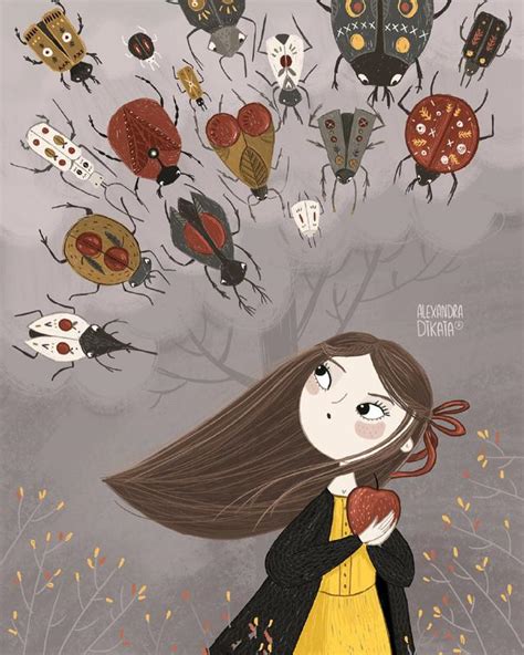 少女的夢想插畫 童話世界的溫暖 每日頭條
