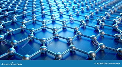 Lattice Carbon Atom Royalty Free Illustration