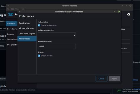 Kubernetes Version Field Is Blank During Offline Operation · Issue 3066 · Rancher Sandbox