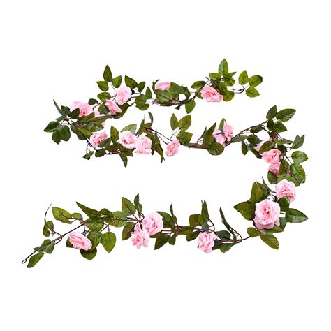 Hilingoto Clearance Artificial Flowers Flower Garland Fake Rose Vine
