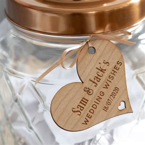 Wedding Wish Jar By Oh So Cherished