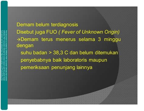 Workup And Differential Diagnosis Of Fever Ppt