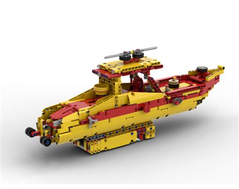 Lego Moc 42152 B Model Rescue Boat By Roelofs Creations Rebrickable