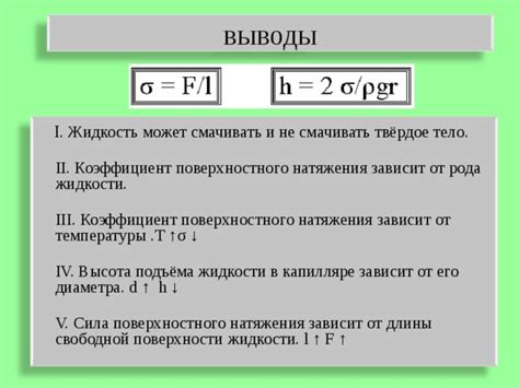 Презентация по теме Поверхностное натяжение
