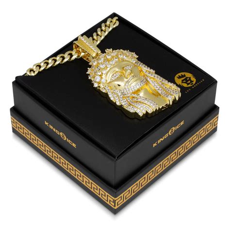 Biggie Jesus Necklace Notorious Big Jewelry King Ice