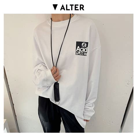 【rolling Acid设计师品牌】alter买手店logo宽松卫衣虎窝淘