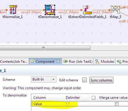 Data Migration How To Split One Row In Different Rows In TALEND