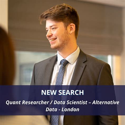 📢 Quant Researcher Data Scientist Alternative Data London Leading