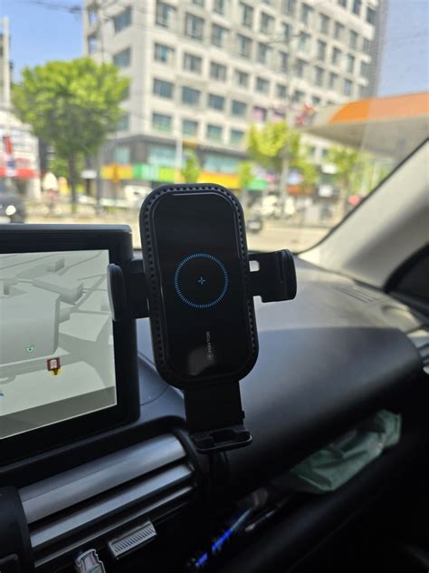 상품리뷰 메이튼 차량용 핸드폰 고속 무선 충전 거치대 고충 Ver3를 구매해 보았습니다 네이버 블로그