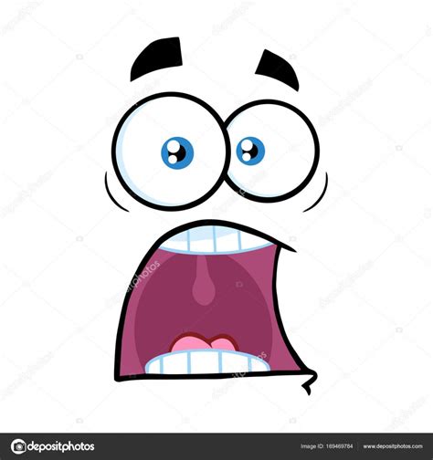 Shocked Cartoon Face Stock Illustration By ©hittoon 169469784