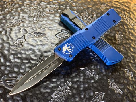Microtech Combat Troodon Double Edge Standard Blue Southernblades