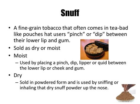 Ppt Smokeless Tobacco Powerpoint Presentation Free Download Id2016489