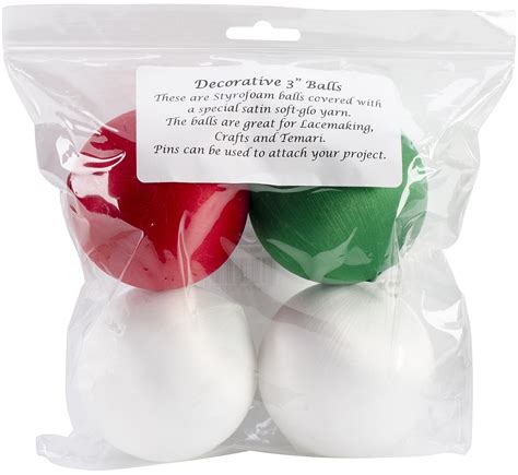 Multipack Of 6 Handy Hands Decor Satin Covered Styrofoam Balls 3 4