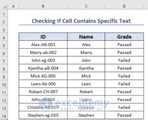 How To Check If Cell Contains Specific Text In Excel Methods