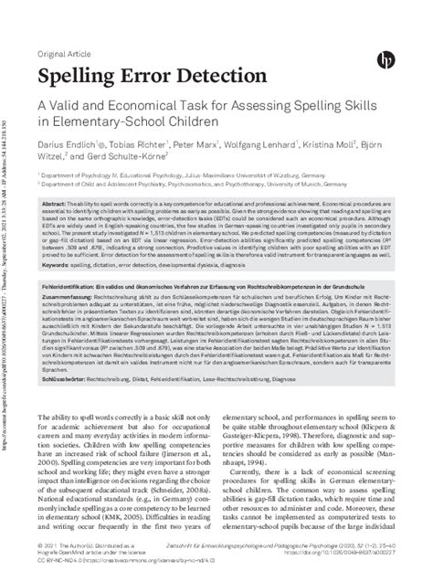 Pdf Spelling Error Detection