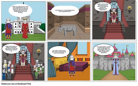 Tezeu şi Minotaurul Storyboard By 2a7fed7f