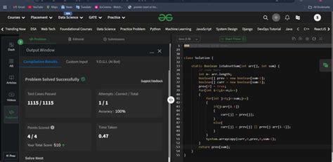 Subset Sum Problem Gfg160 Challenge Shailesh Chaudhary Posted On