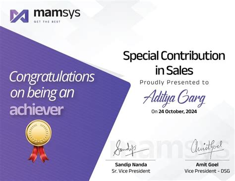 Aditya Garg On Linkedin Gratitude Recognition Teamwork Specialcontributor Mamsysworld