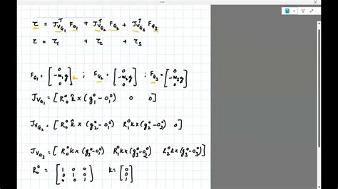 Robotics3d Lec09c Jacobian For Static Forces Planar 3r Manipulator Spring 2025 Youtube